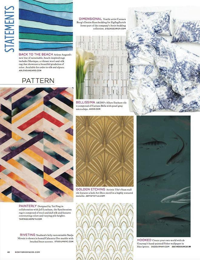 New York Spaces Feature on ZigZagZurich x Carmen Boog - Wow Patterns