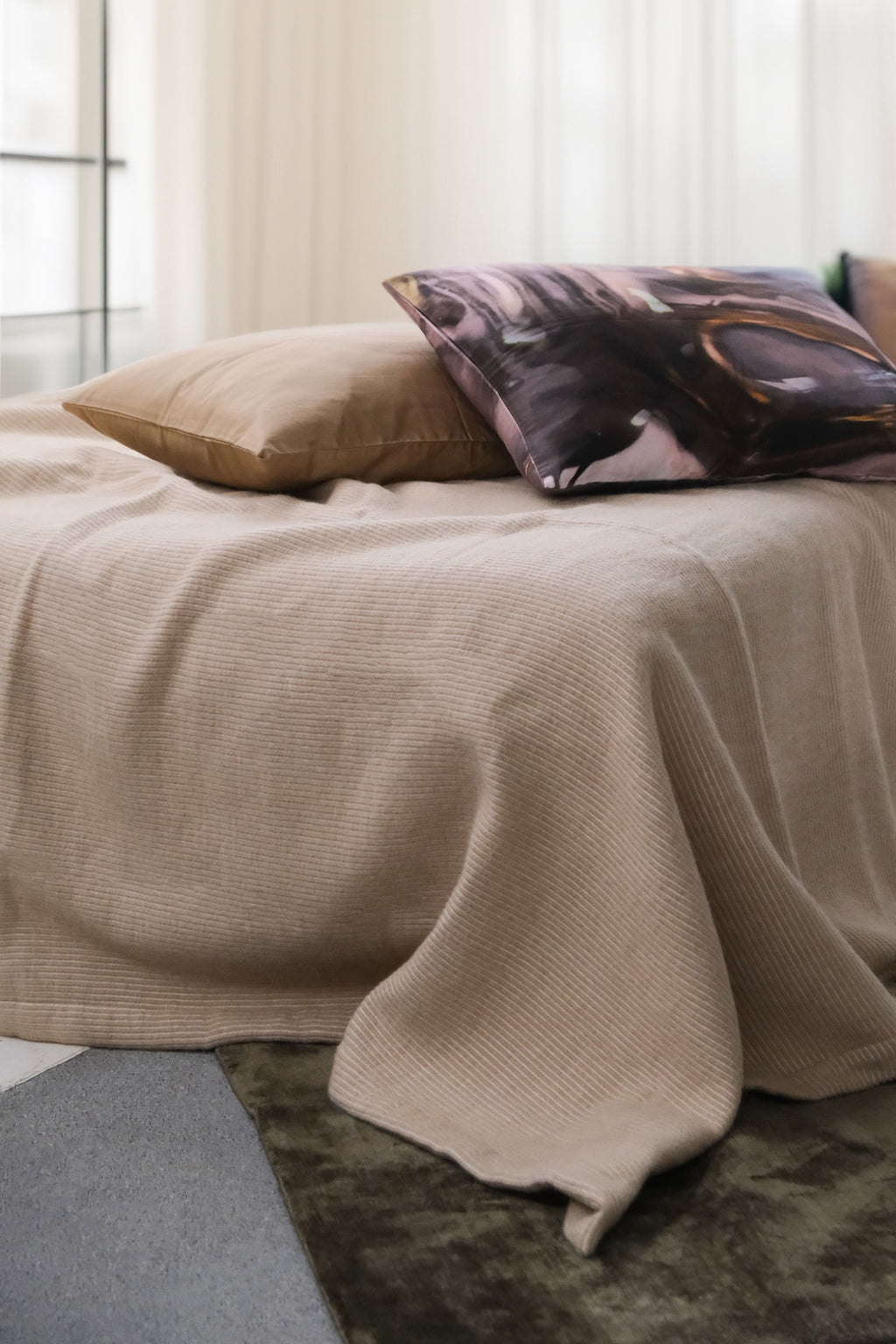 Bedspread Norwegian Wool - Camel – ZigZagZurich