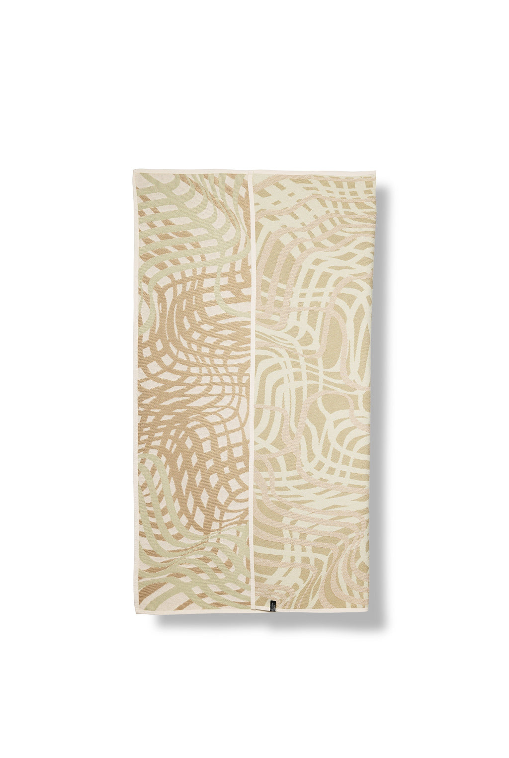 Cotton Blanket "Simple Distortion" by Francesca Franceschi – ZigZagZurich