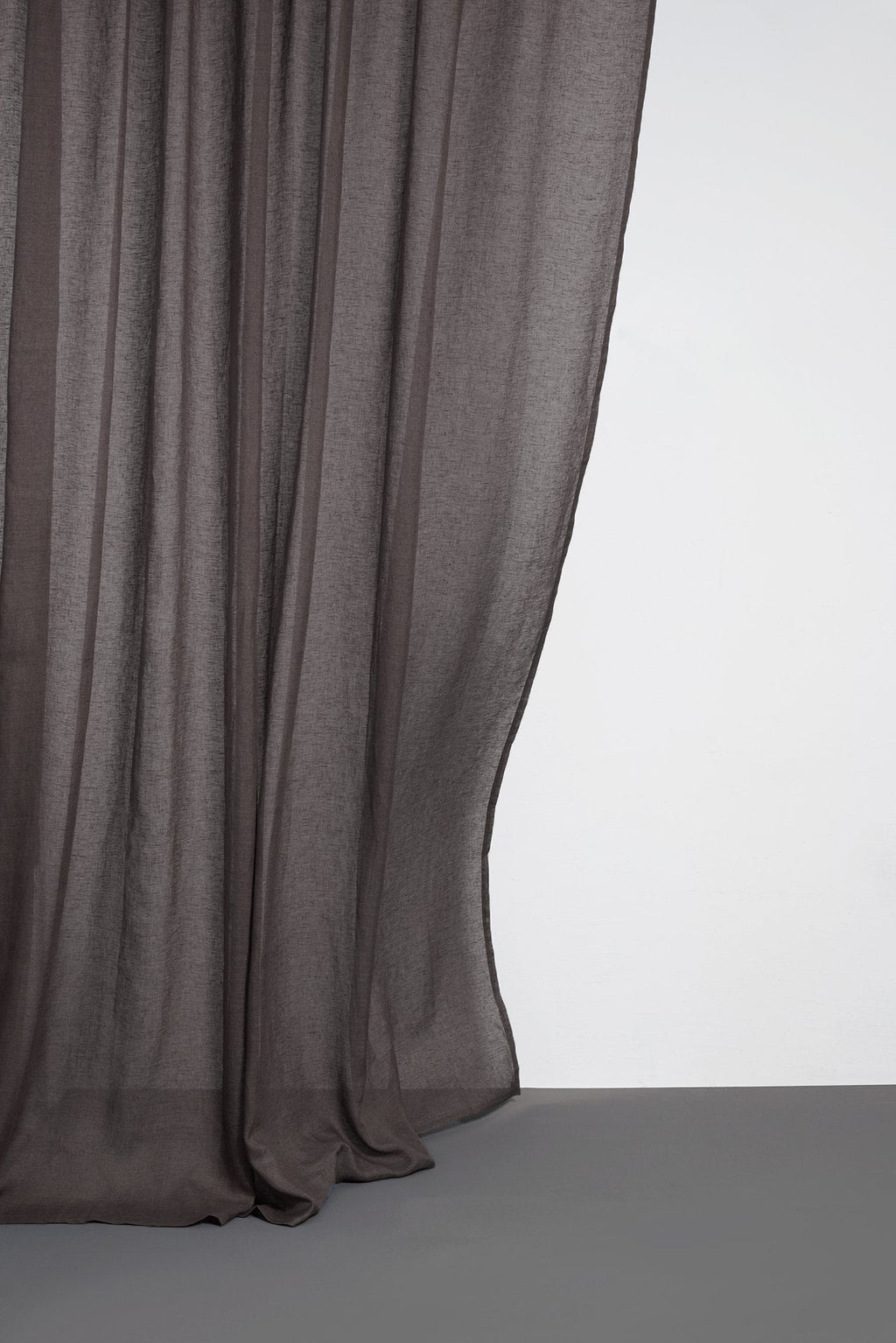 Dark Brown Linen Curtains Extra Wide – ZigZagZurich