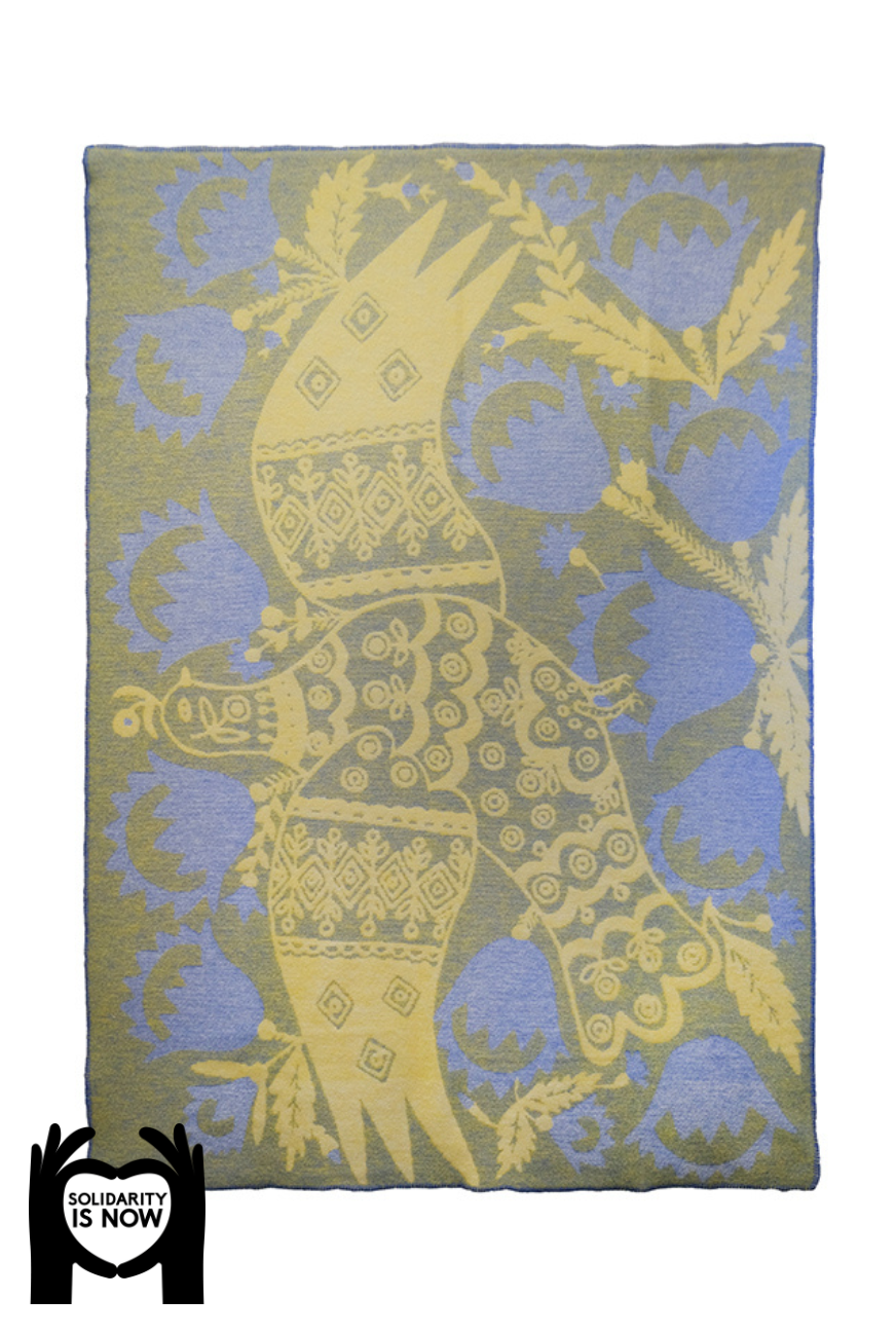 Wool Blanket "Dove of Peace" by Maria Prymachenko - Limited Edition ...