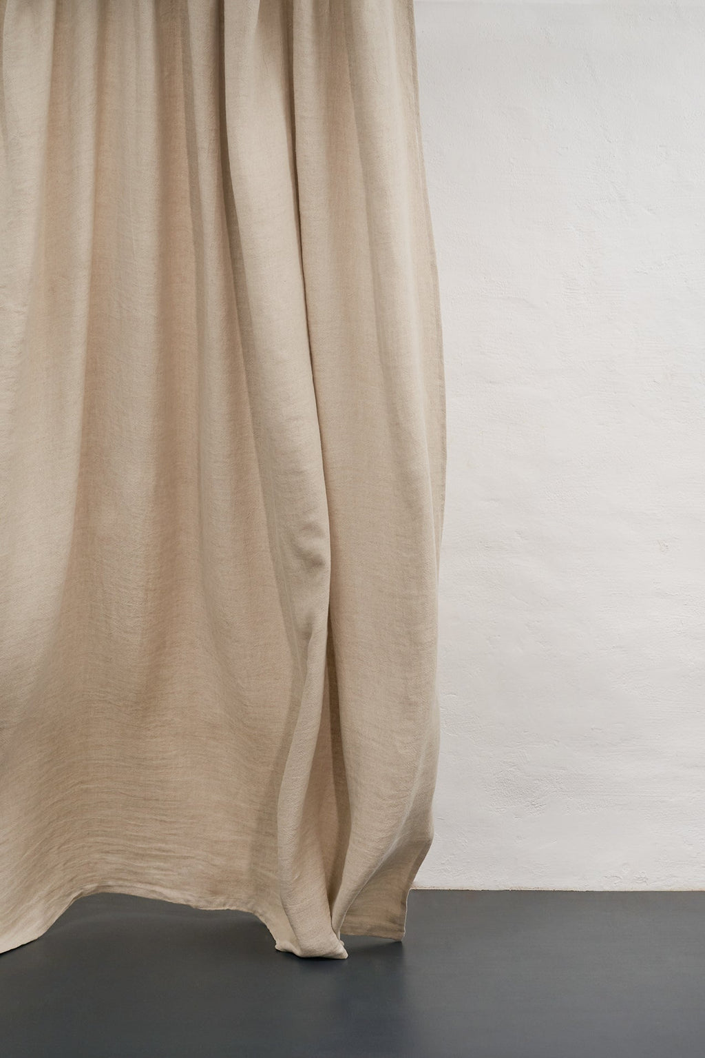 Extra Wide Natural Flax Panama Linen Curtains 300cm /118” Wide ...