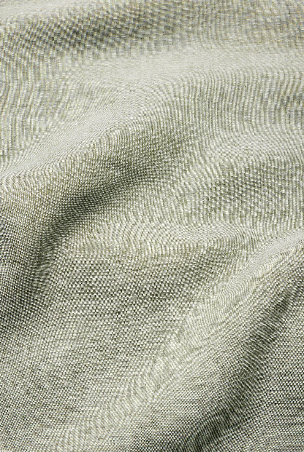 Linen Bedding "Light Melange" in Green Colour – ZigZagZurich