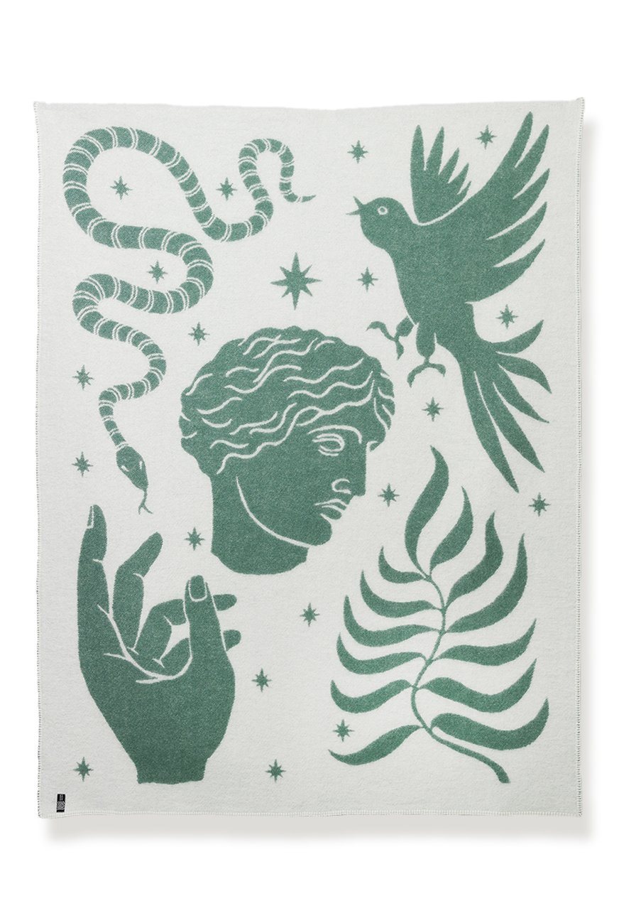 Wool Blanket "Mythos One" by George Greaves – ZigZagZurich