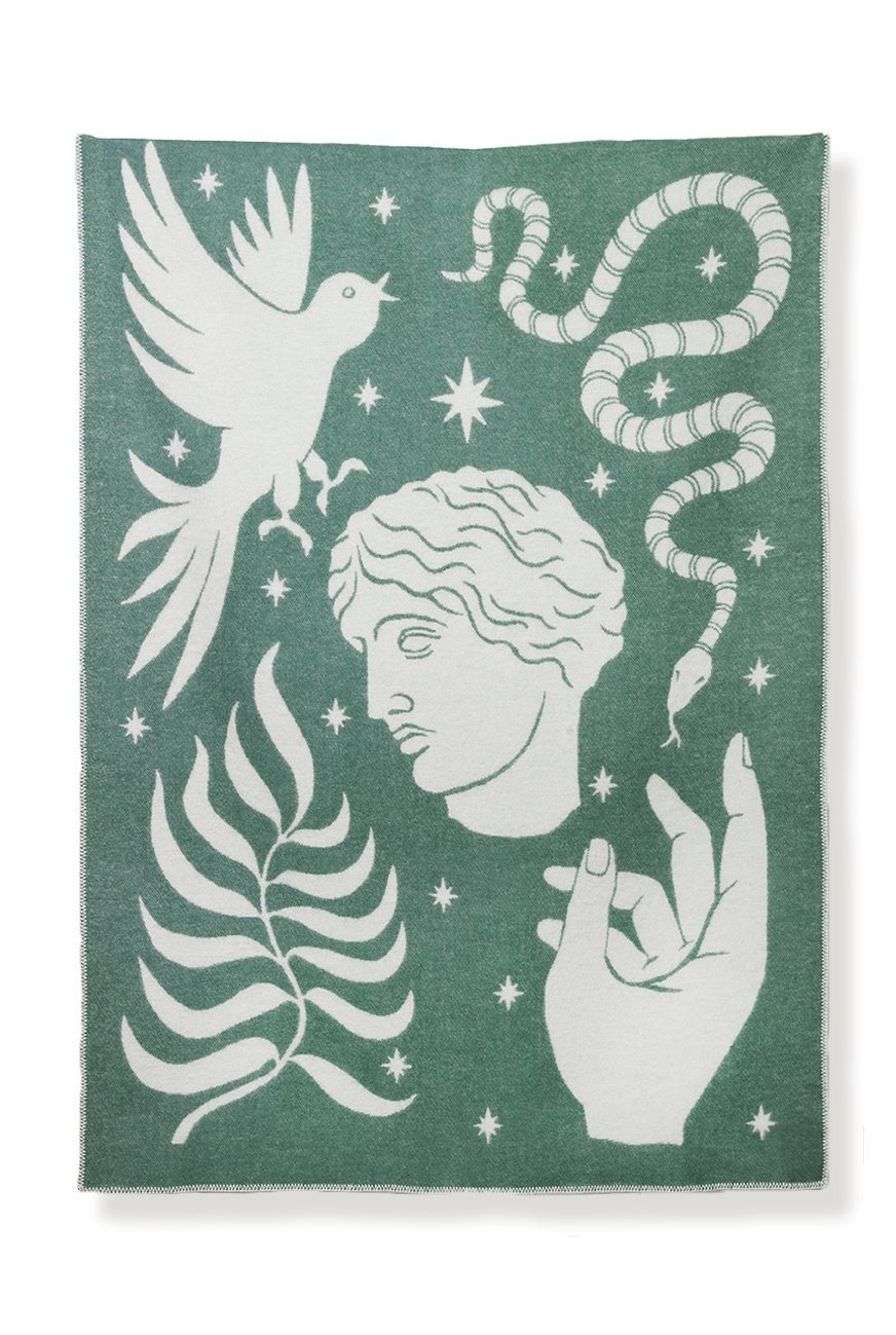 Wool Blanket "Mythos One" by George Greaves – ZigZagZurich