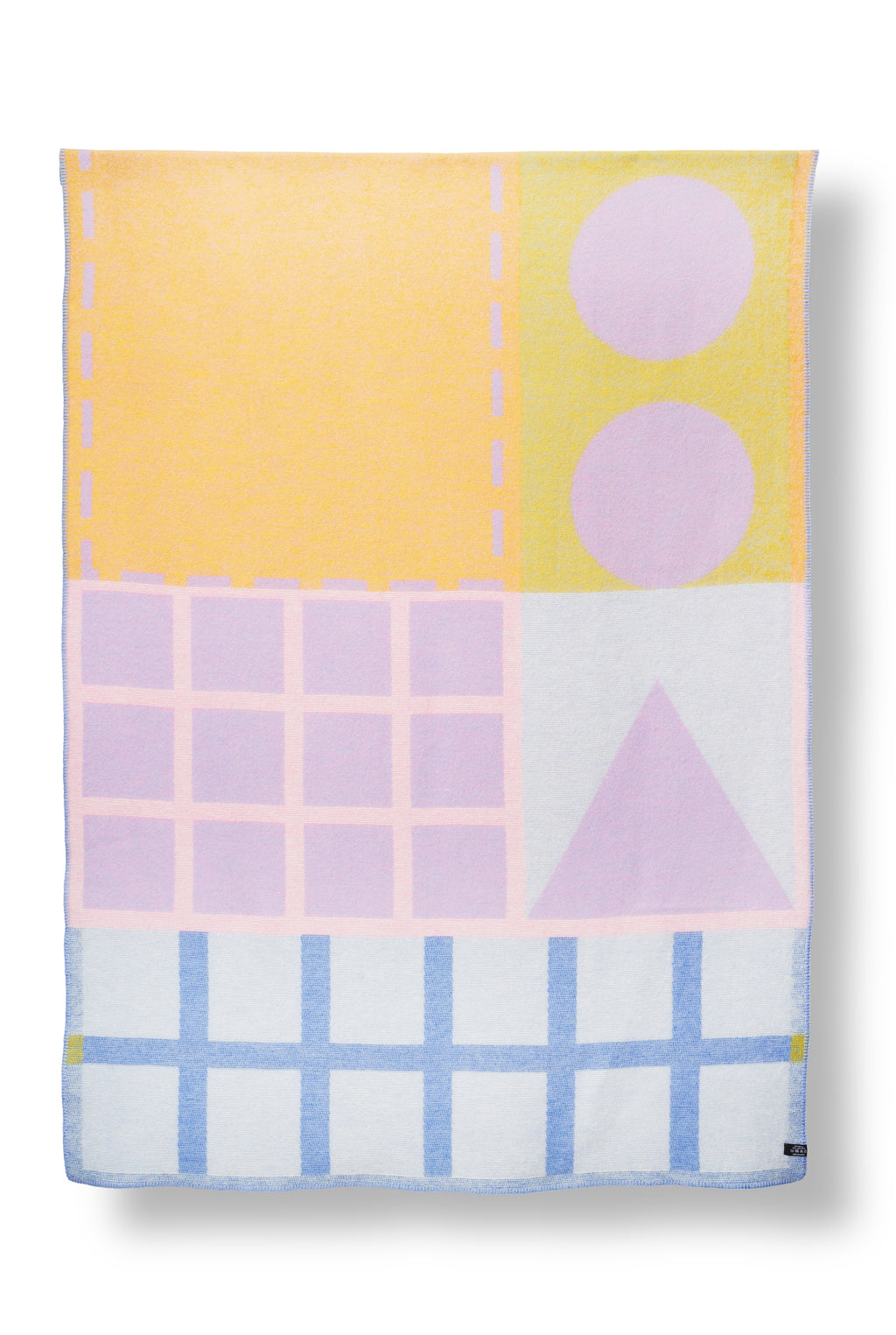 Wool Blanket "Post It" by Sophie Probst – ZigZagZurich