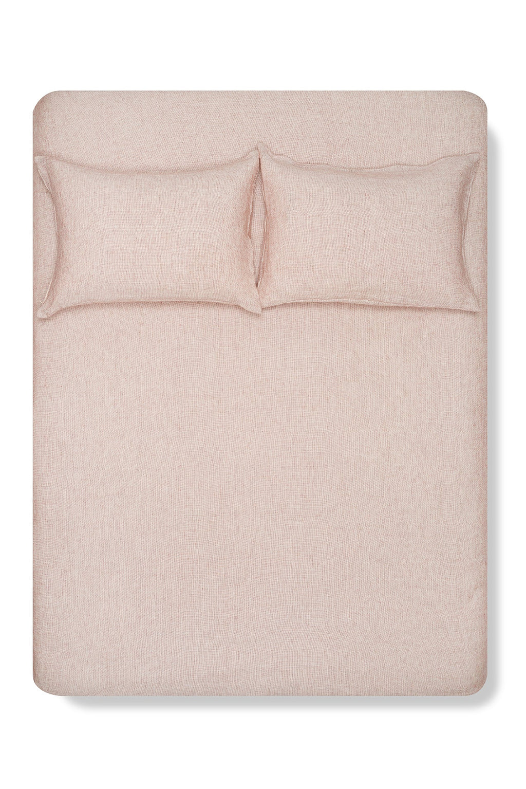 Linen Bedding Small Check in Rust Color – ZigZagZurich