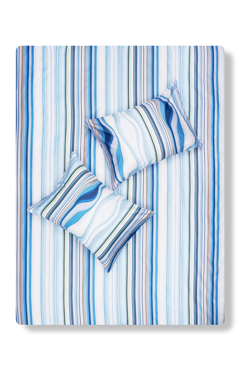 "Stripe Tease Watermarks Two" Artist Bedding Collection by Michele Ron ...