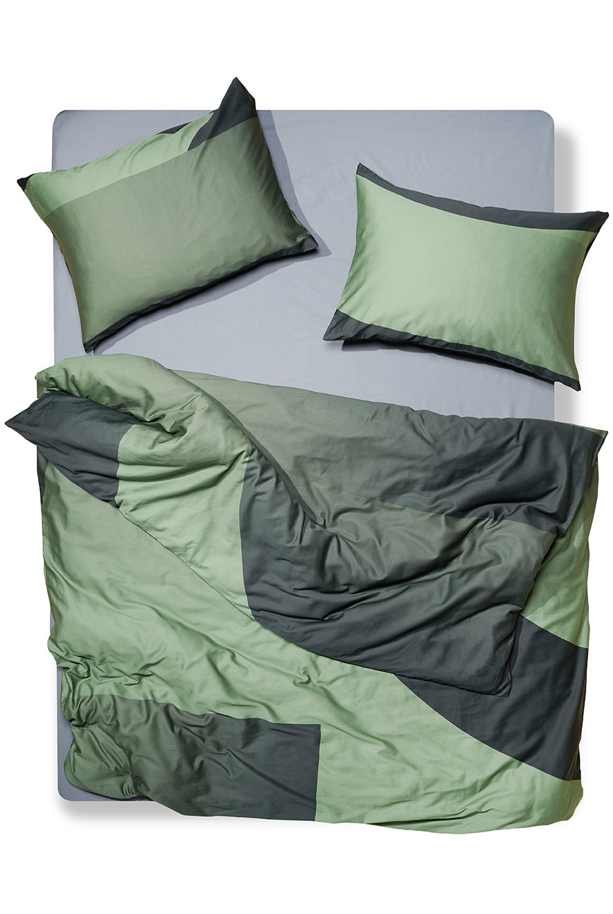 Artist Bedding "Bedtime Tangents Nightly Green" by Dario Cortese ...