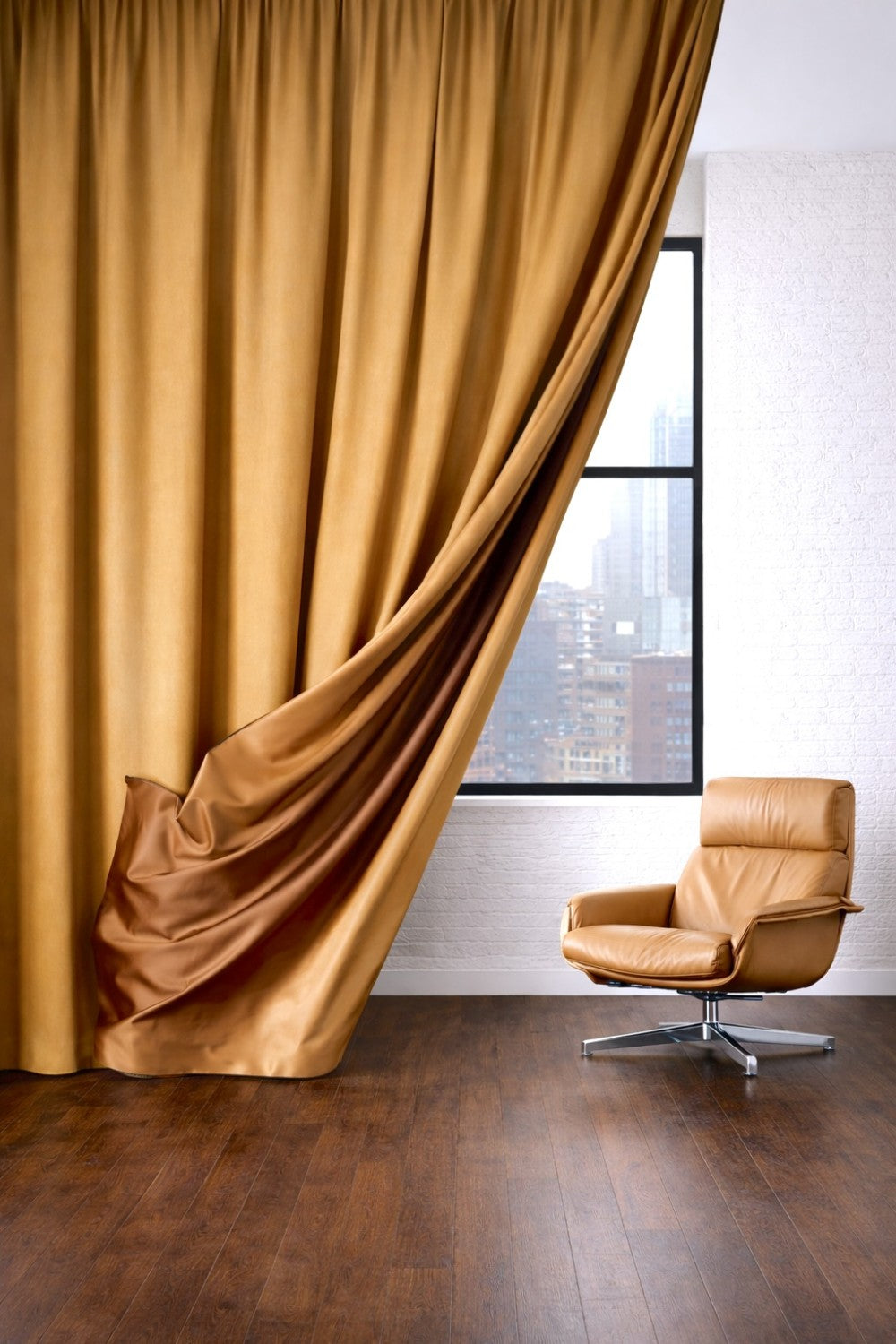Blackout Curtains “Nightfall” in Cinnamon Color – ZigZagZurich