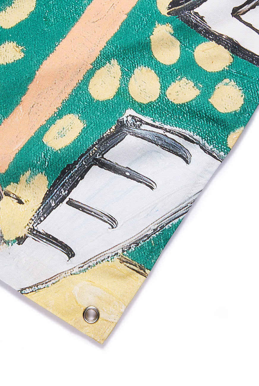 Artist Cotton Shower Curtain "Soaked Up Pool Rays" by Alec Cumming ...