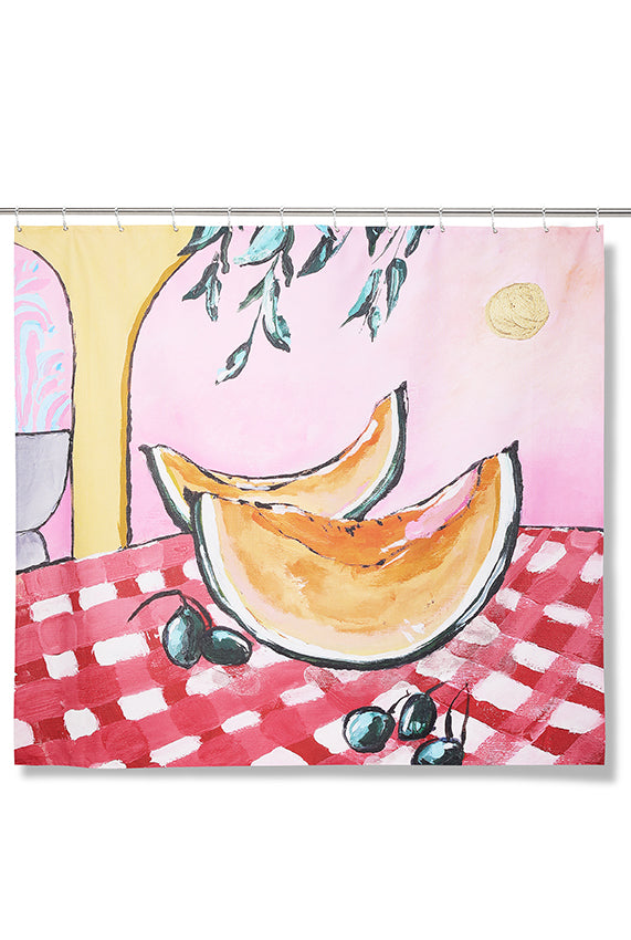 Artist Cotton Shower Curtain "Sweet Afternoon" by Karolina Mila ...